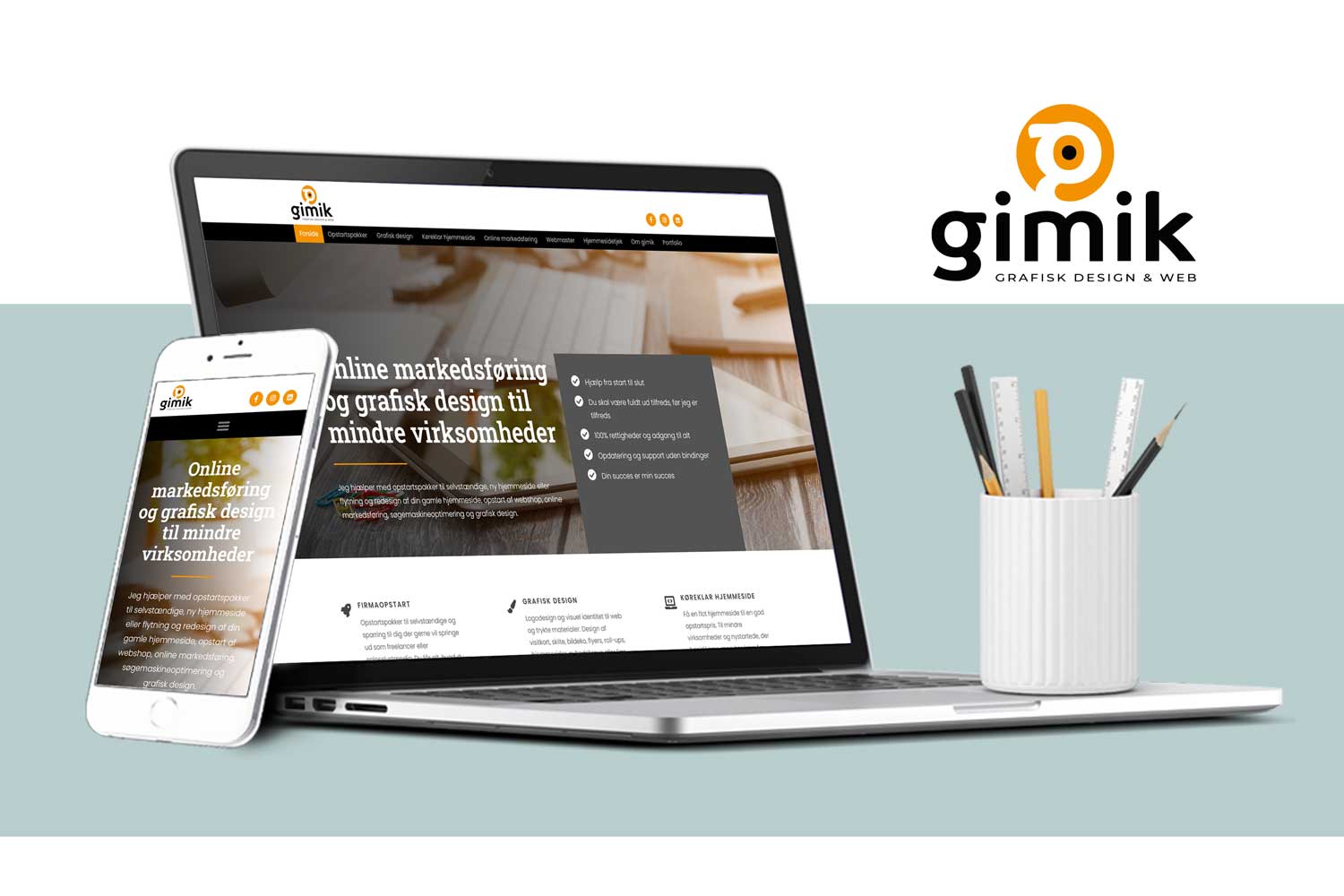 Freelance grafiker mellem Vejle og Billund - Gimik Design